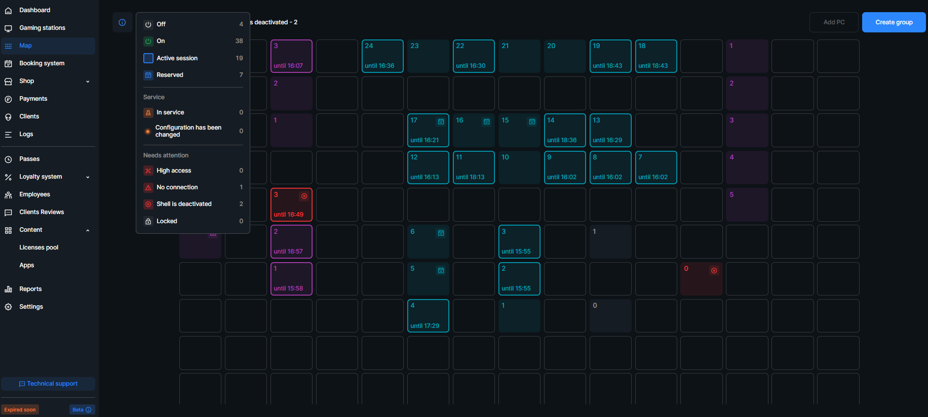Main menu – SmartShell_ENG