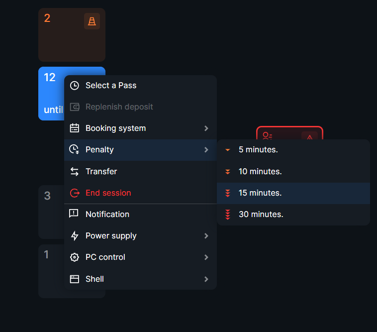 Gaming stations: table and map – SmartShell_ENG