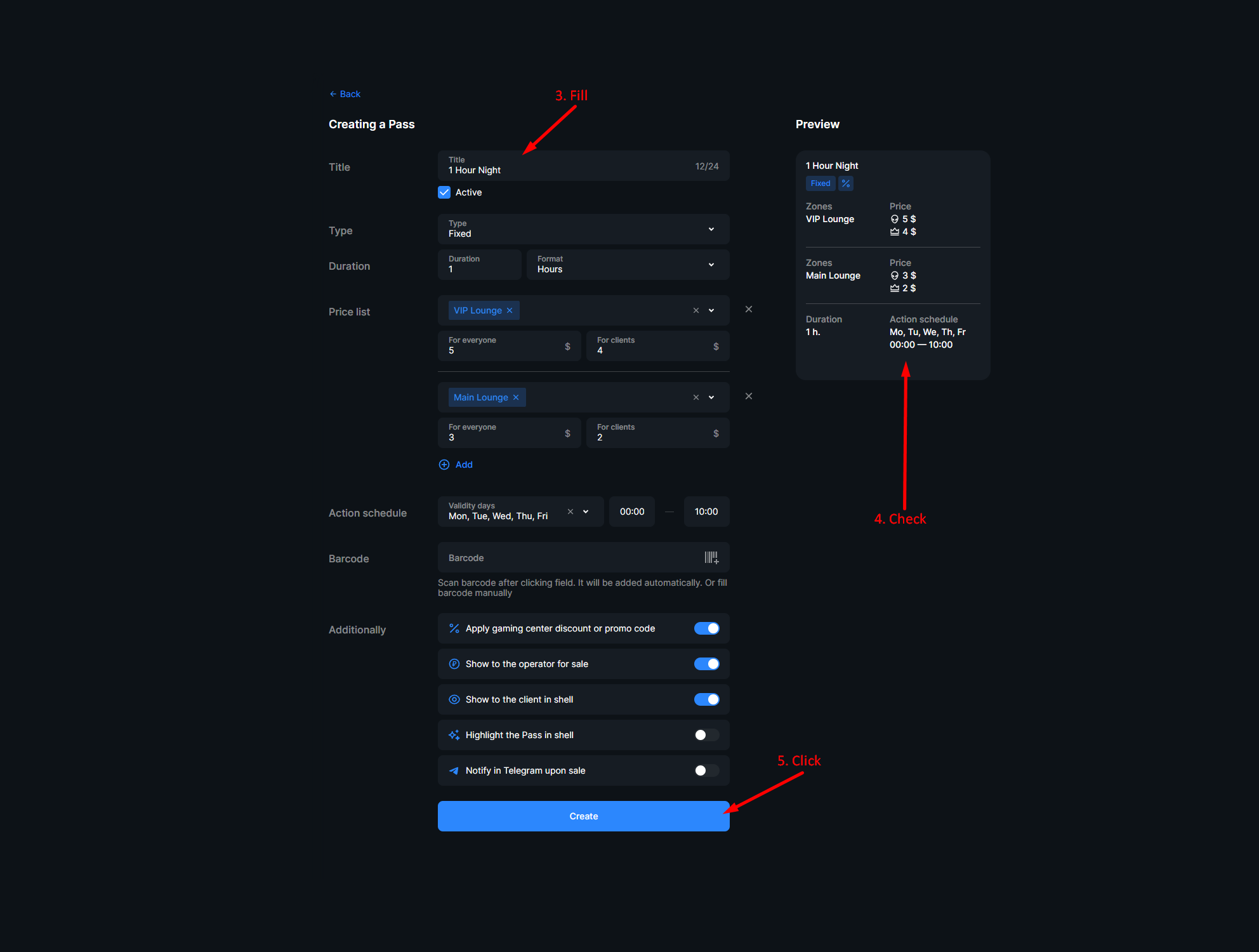 Passes – SmartShell_ENG