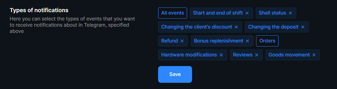Settings – SmartShell_ENG