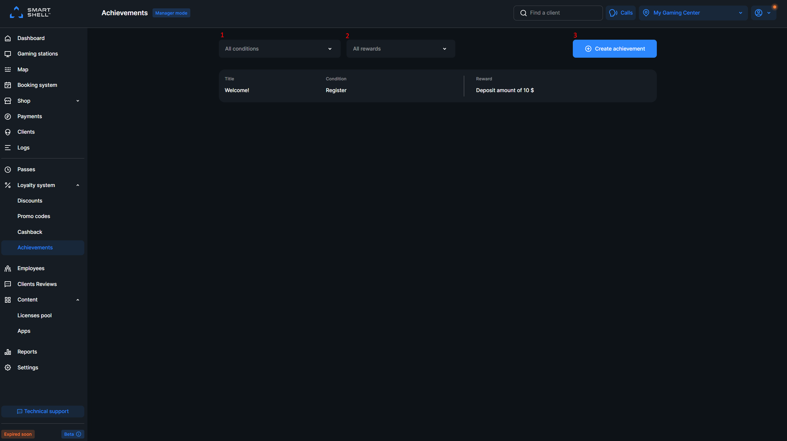 Achievements – SmartShell_ENG