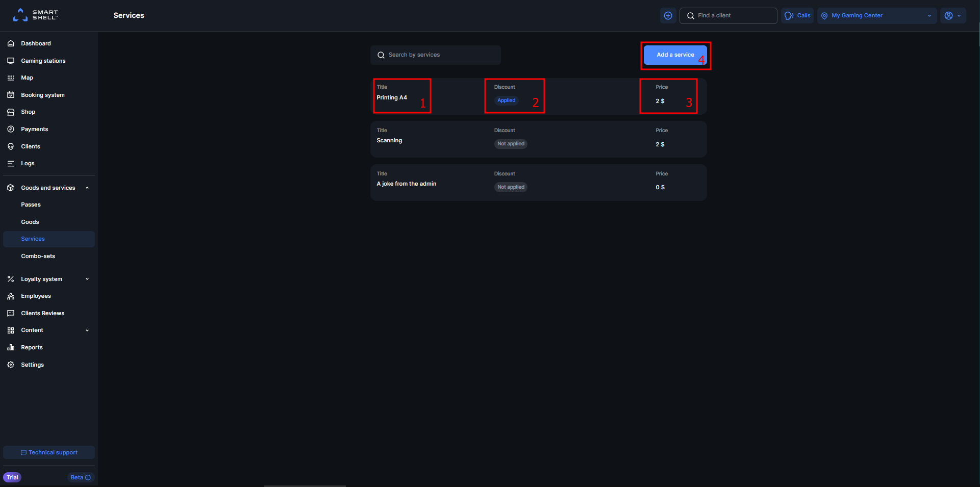 Step 5. Shop and Warehouse accounting – SmartShell_ENG