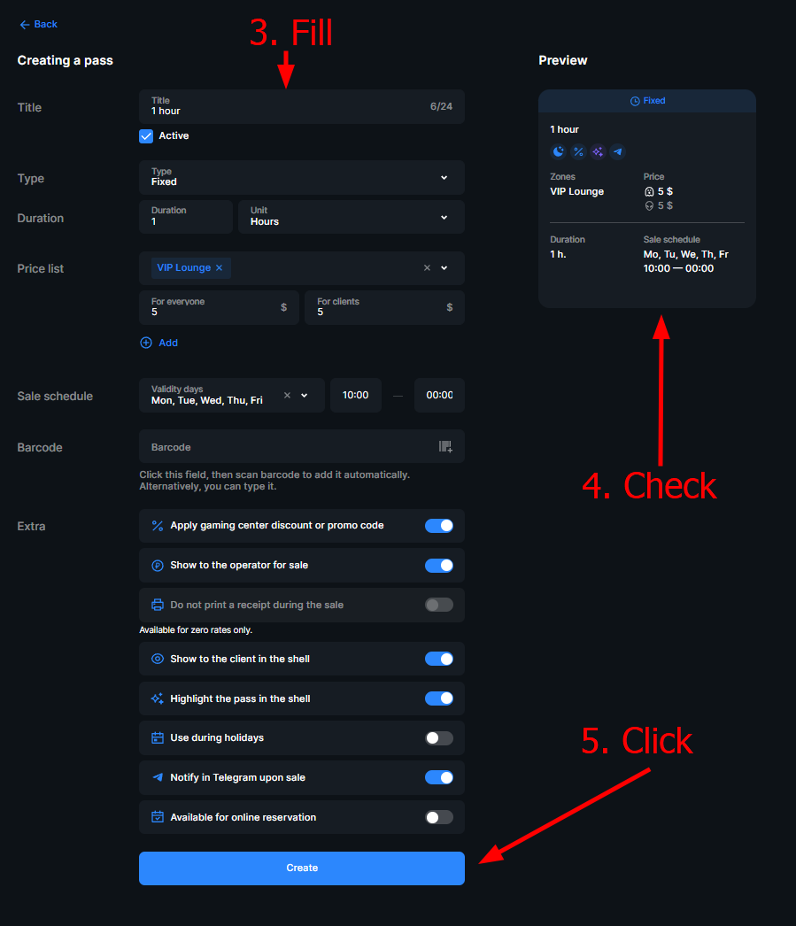 Passes – SmartShell_ENG