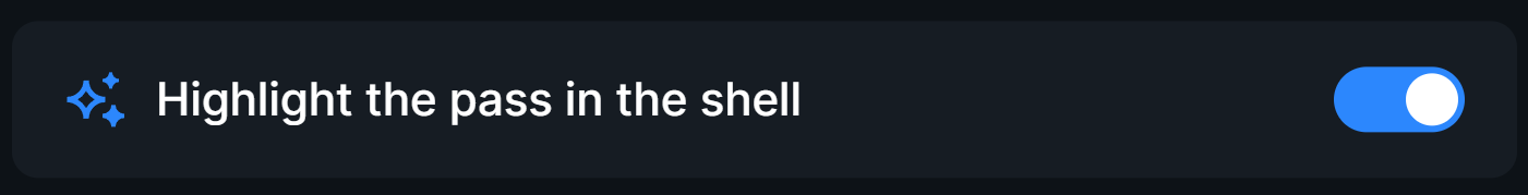 Passes – SmartShell_ENG