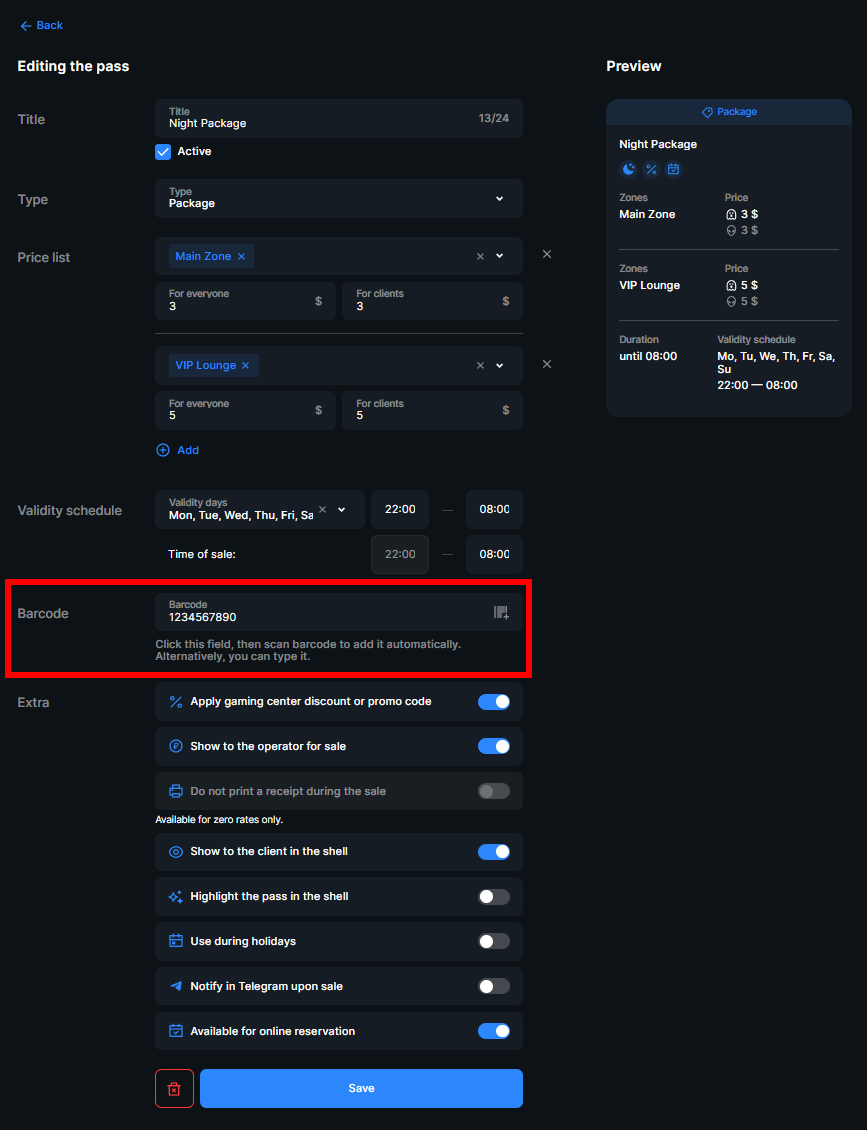 Barcode – SmartShell_ENG
